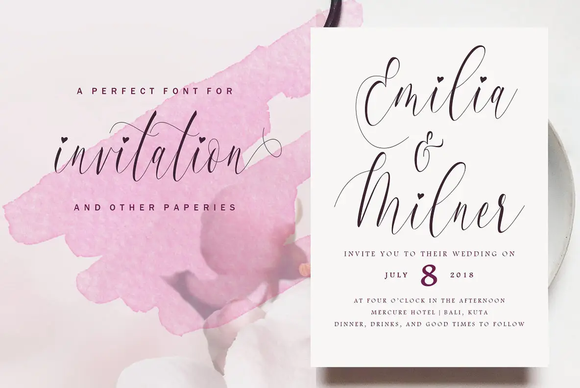 Charlotte Calligraphy Font - YouWorkForThem