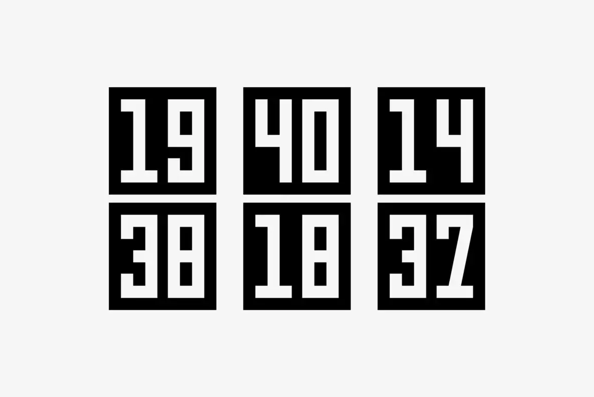 Numbers 0-99 Style Three Font - Fontpath