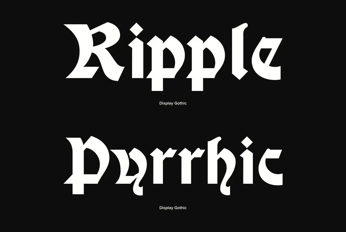 Display Gothic Font - FontPath