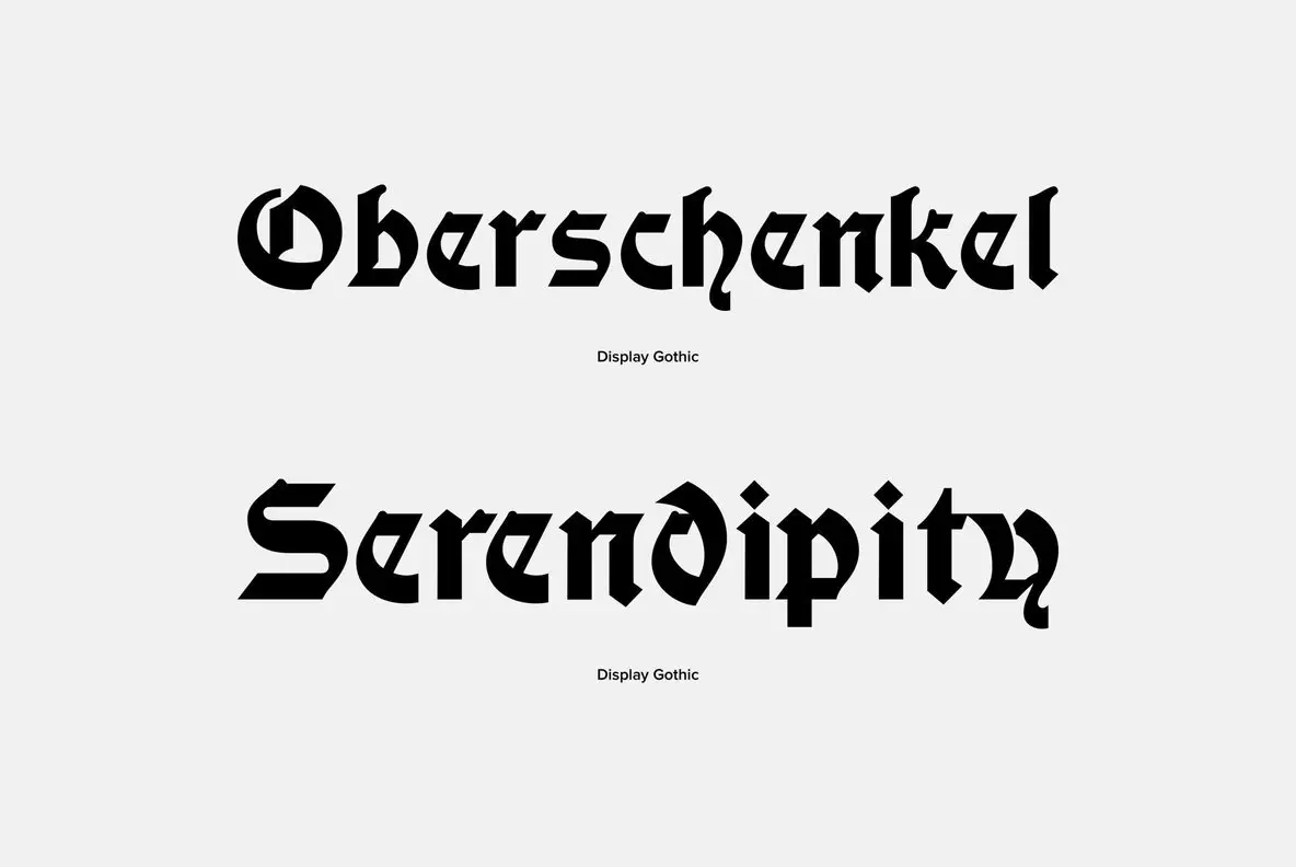 Display Gothic Font - FontPath