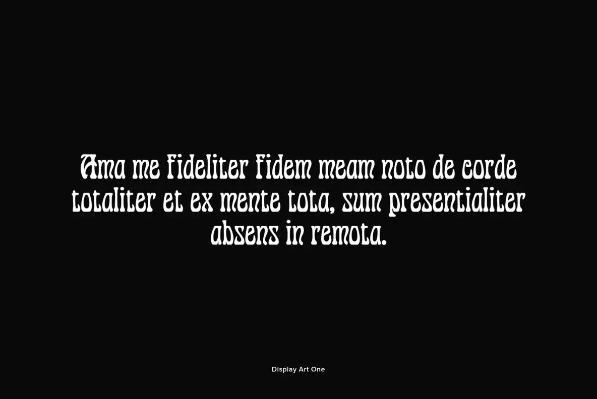 Display Art Font - FontPath