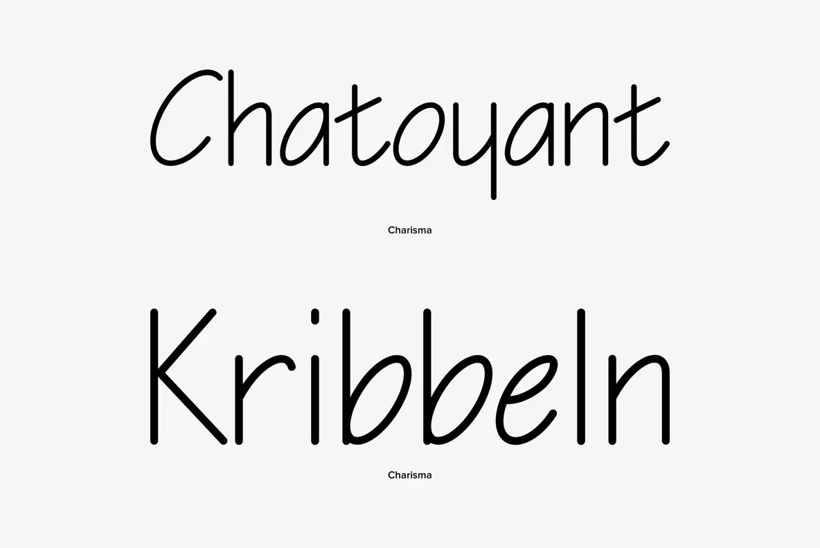 Charisma Font - YouWorkForThem