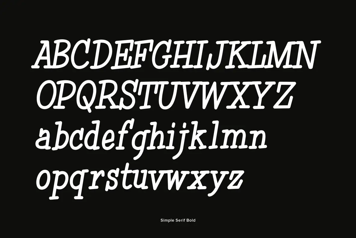 Simple Serif Font - FontPath