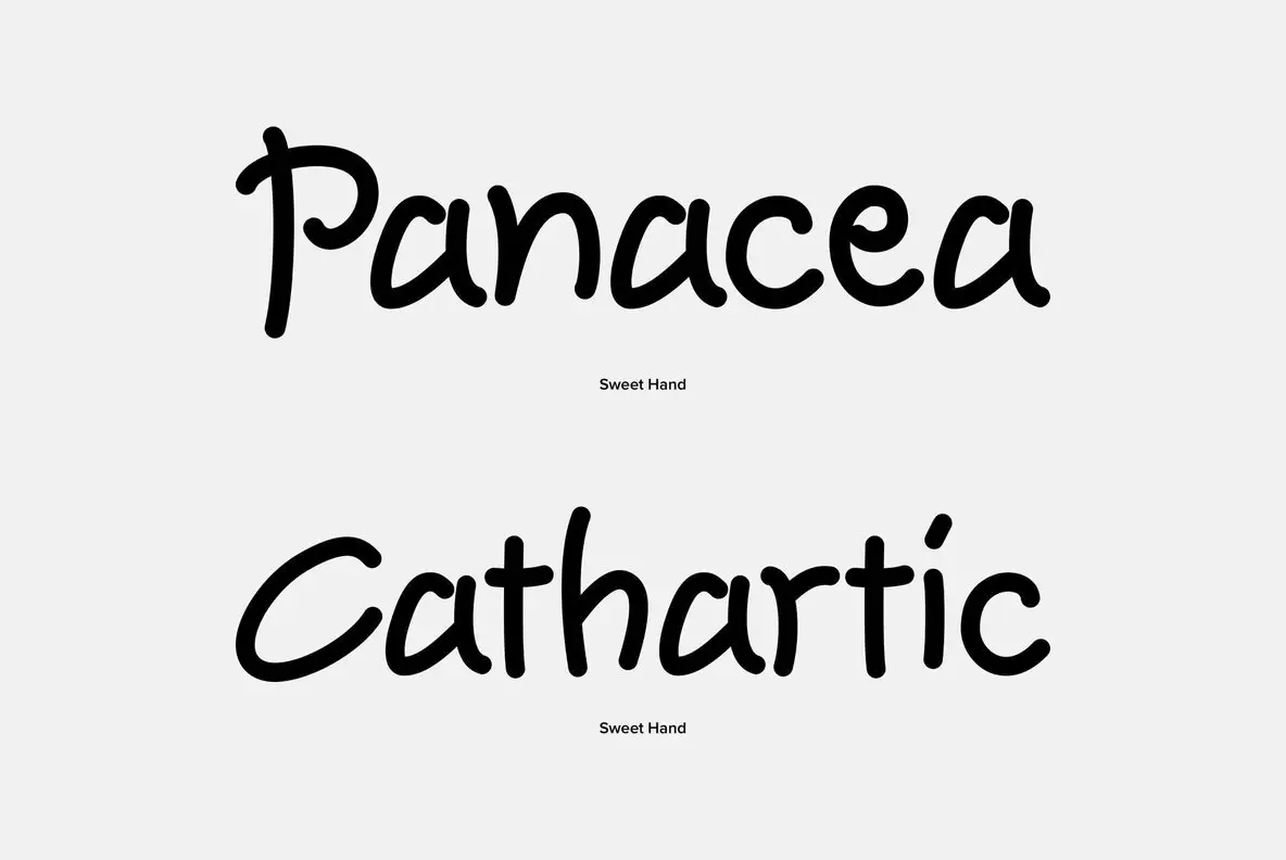 Sweet Hand Font - YouWorkForThem