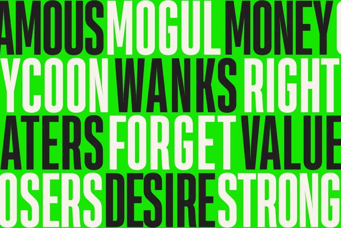 Heading Pro Ultra Compressed Font - FontPath