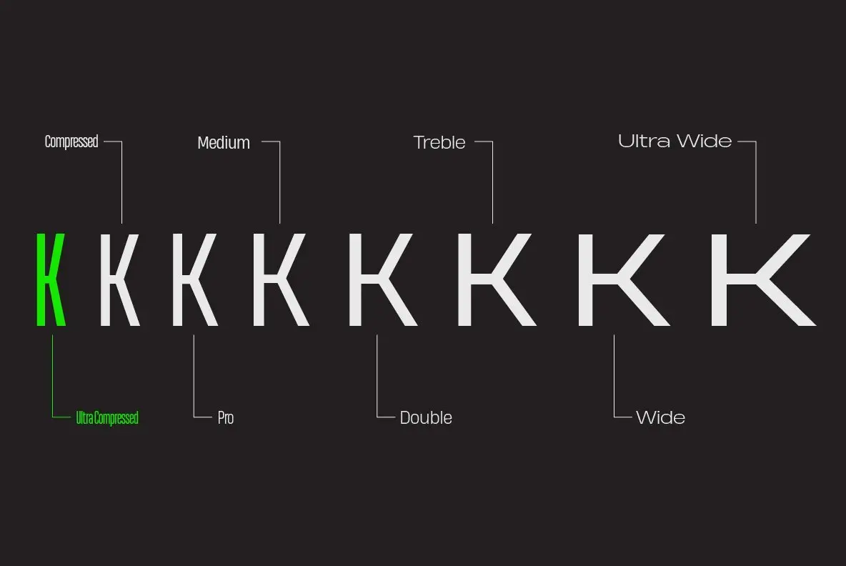 Heading Pro Ultra Compressed Font - YouWorkForThem