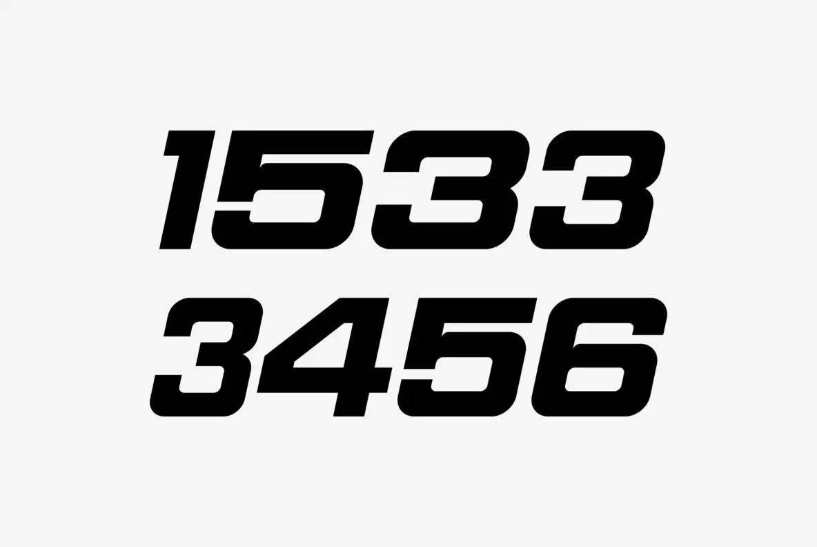 Sport Numbers Font - YouWorkForThem