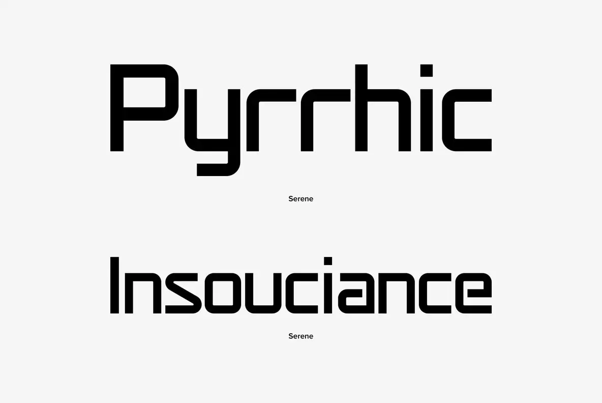 Serene Font - FontPath