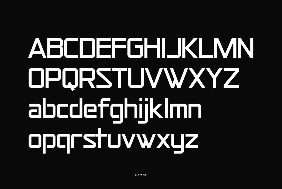 Serene Font - YouWorkForThem