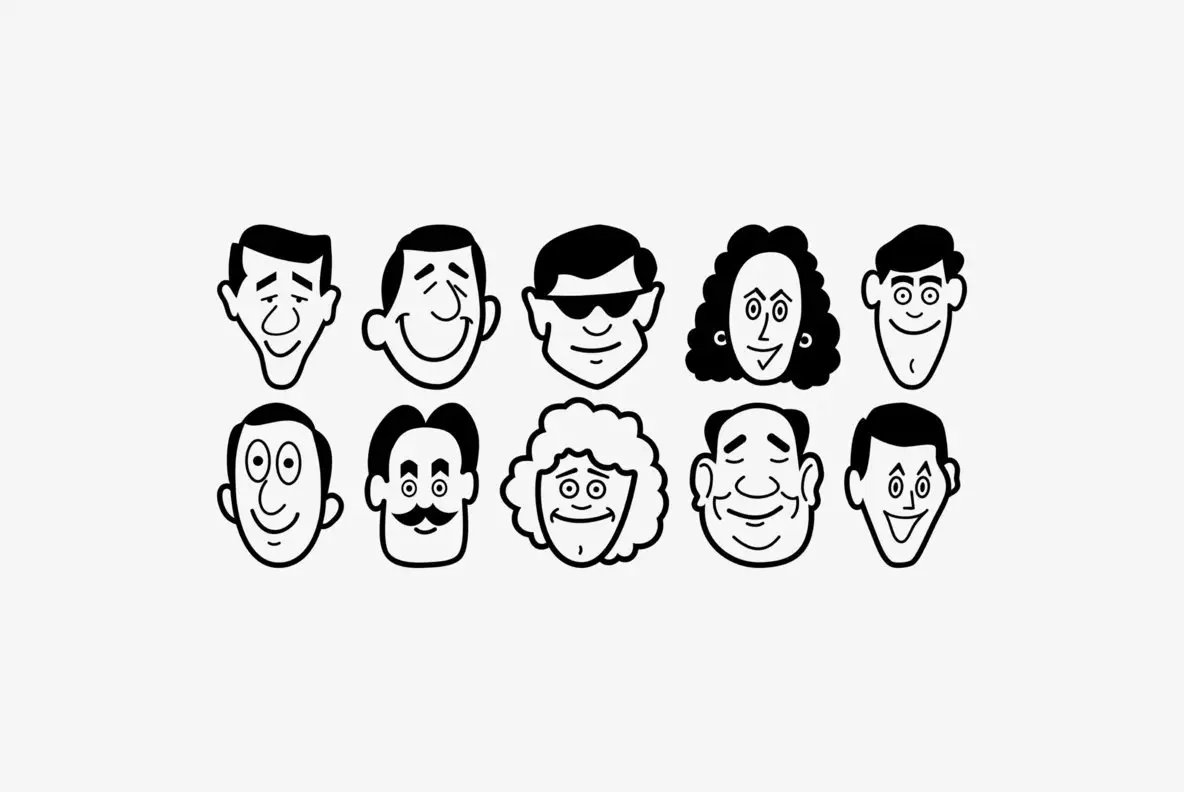 Smiling Faces Font - FontPath