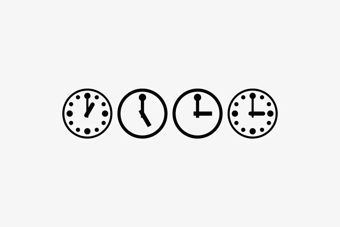 Time Clocks Font - YouWorkForThem