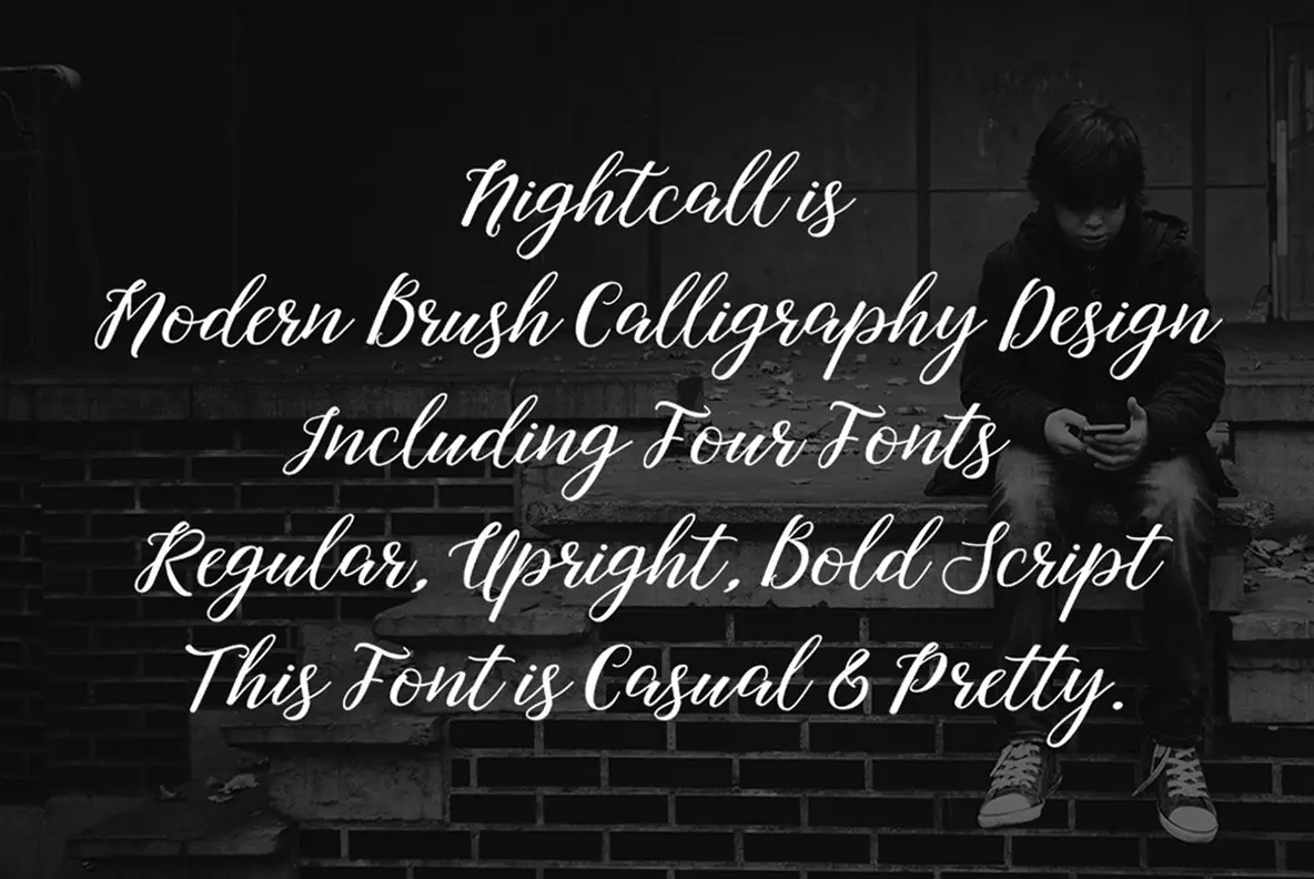 Nightcall Script Font - FontPath