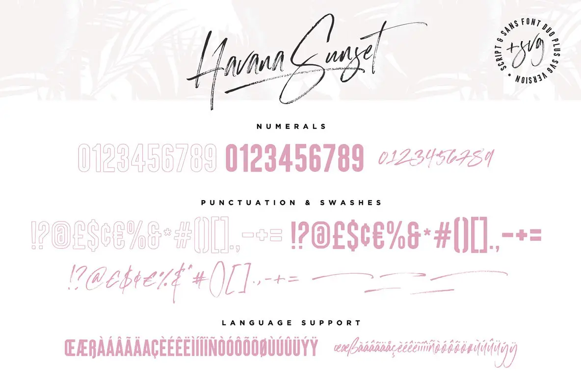 Havana Sunset: A Font with Cuban Vibrancy - YouWorkForThem