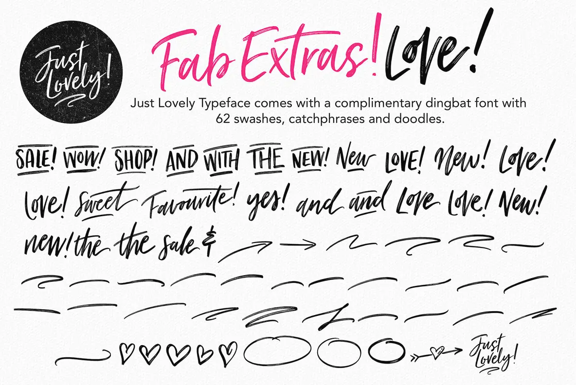 Just Lovely Font - YouWorkForThem