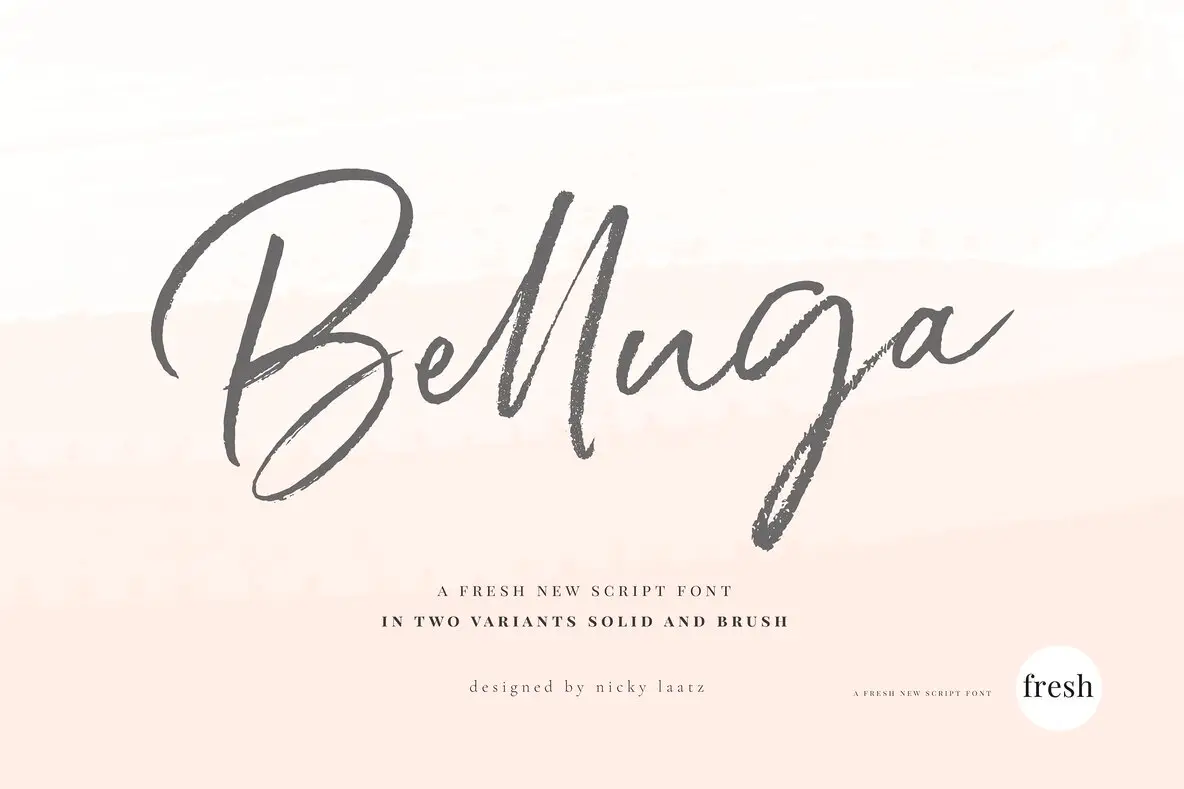 Belluga Script Font - YouWorkForThem