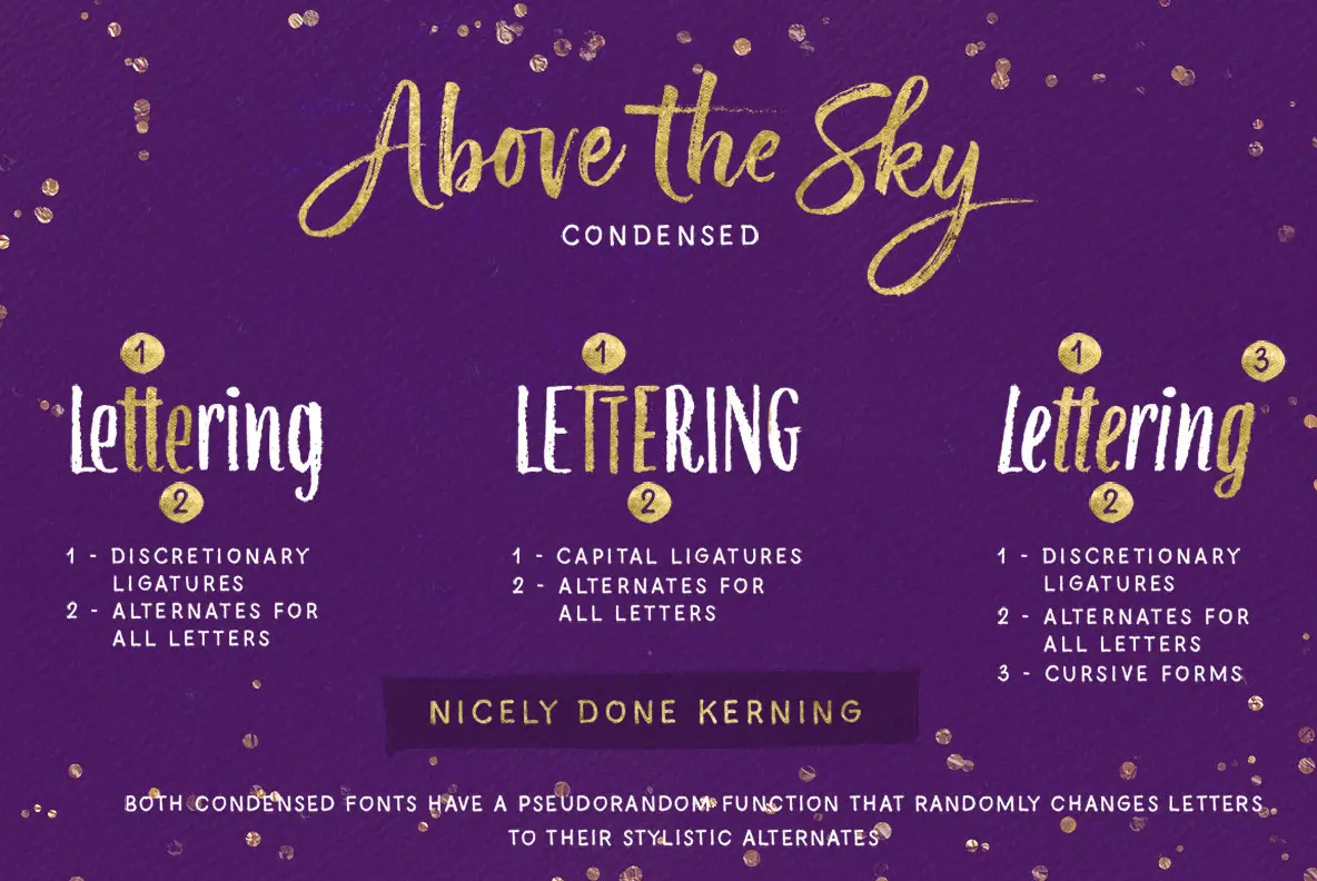 Above The Sky Font - FontPath