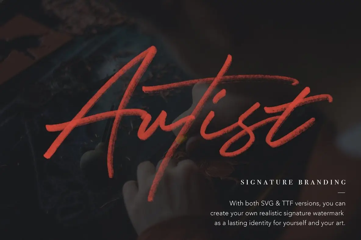 JV Signature (SVG Font) Font - FontPath