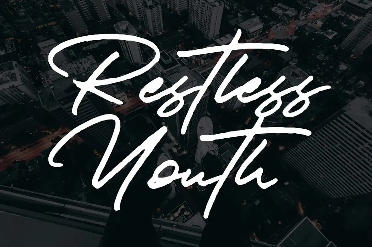 JV Signature SVG Font - YouWorkForThem