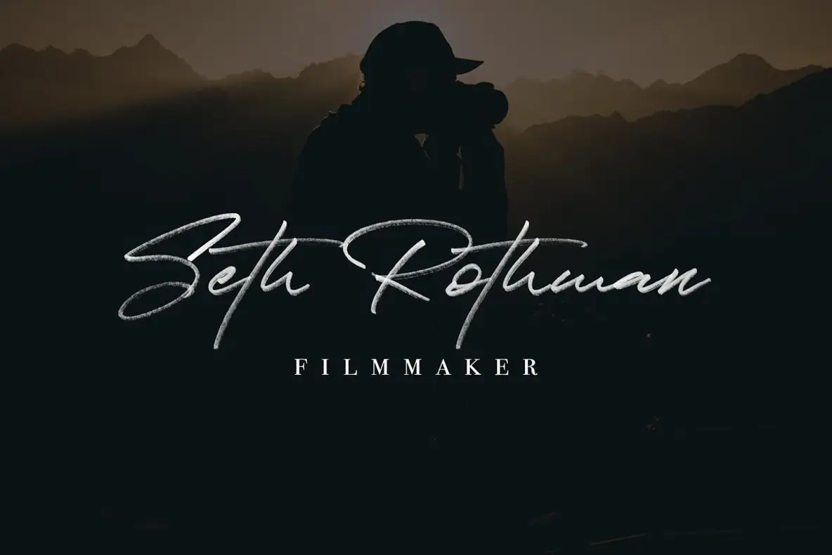 JV Signature SVG Font - YouWorkForThem