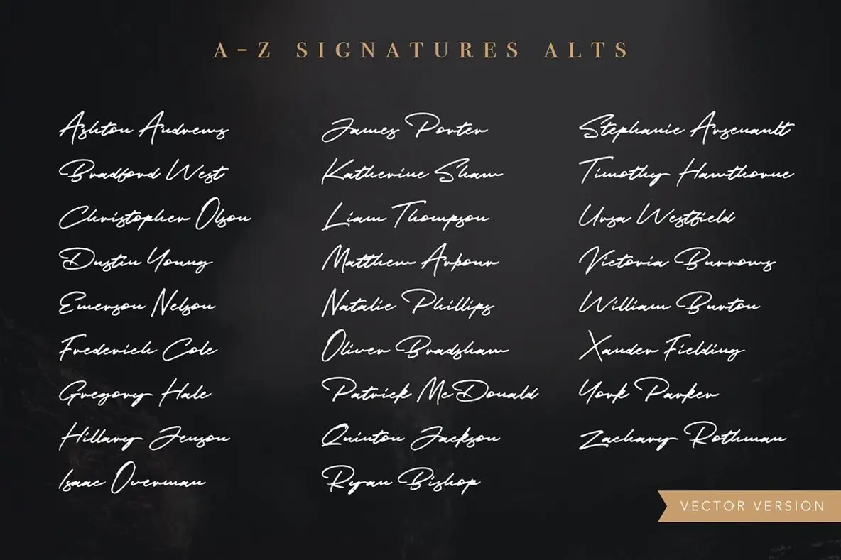 JV Signature SVG Font - YouWorkForThem