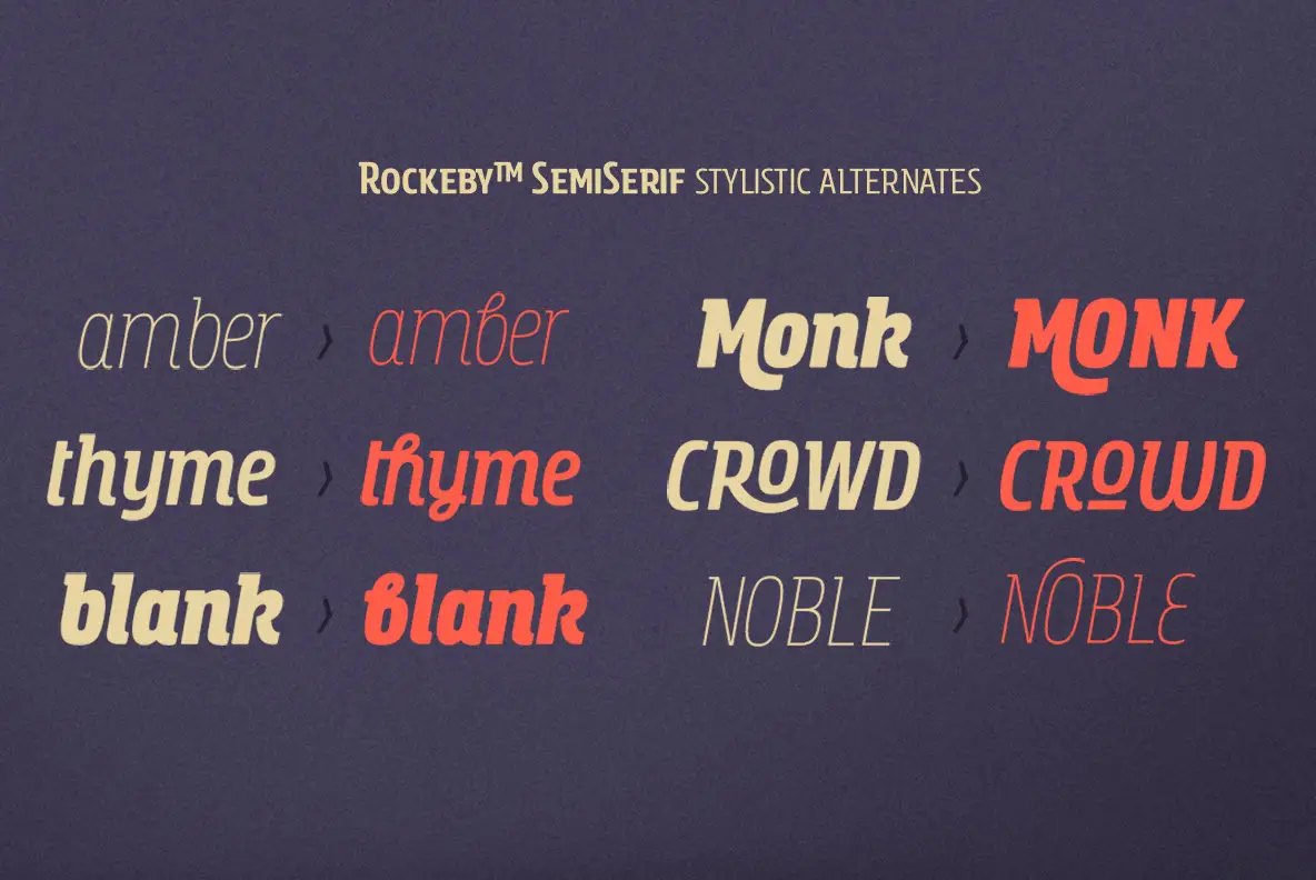 Rockeby Semiserif Font - YouWorkForThem