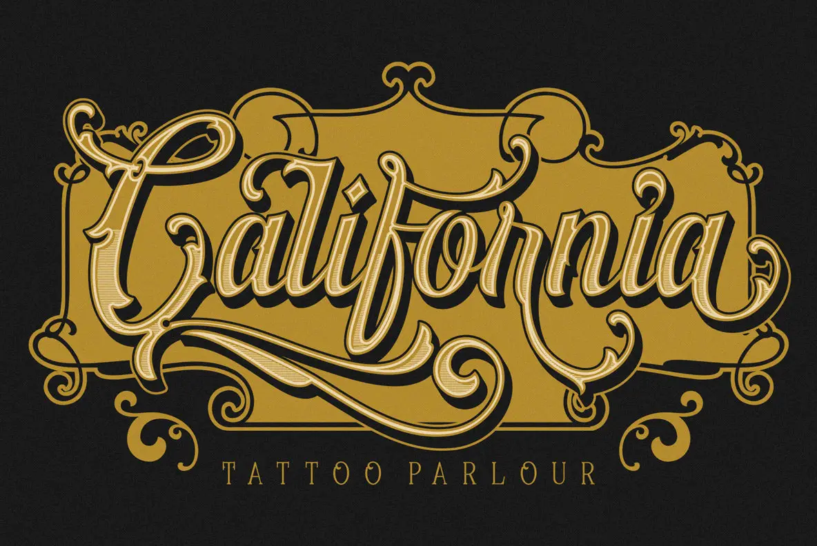 Golden Signer Font - YouWorkForThem