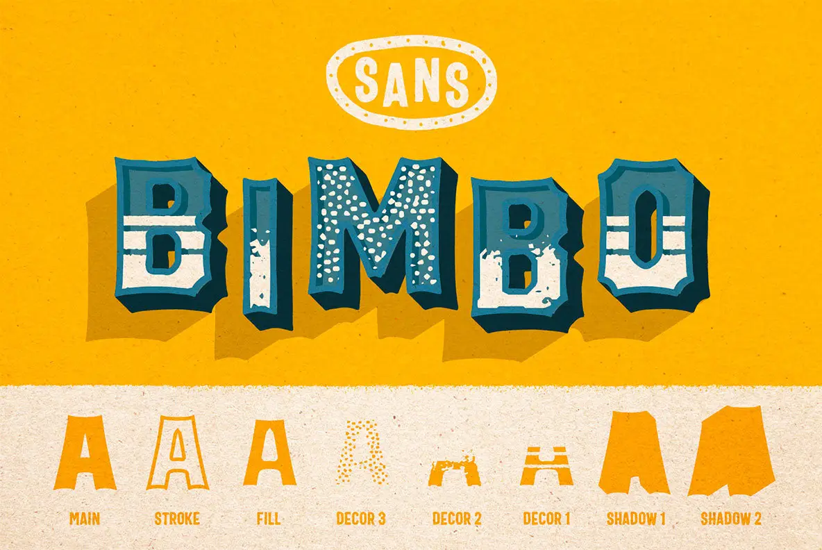 BIMBO - Hand Lettering Collection Font - FontPath