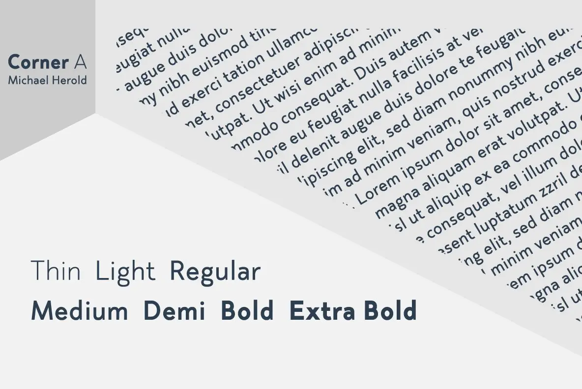 Corner Font - FontPath