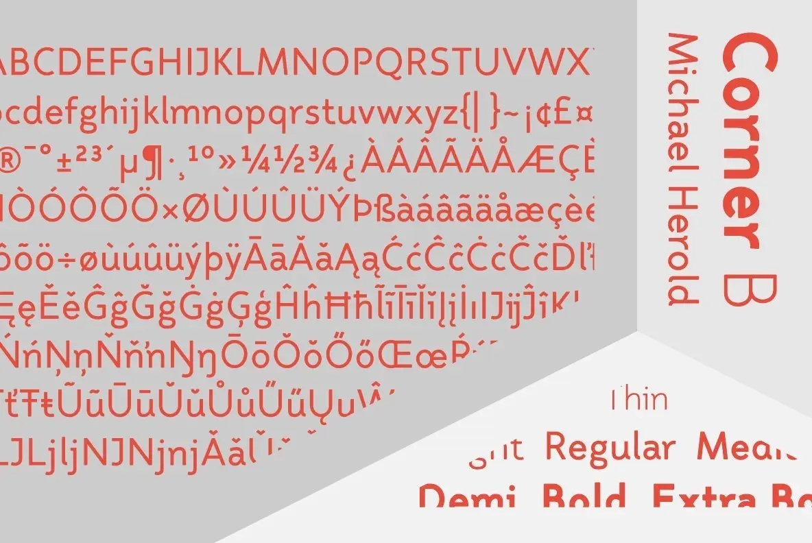 Corner Font - YouWorkForThem