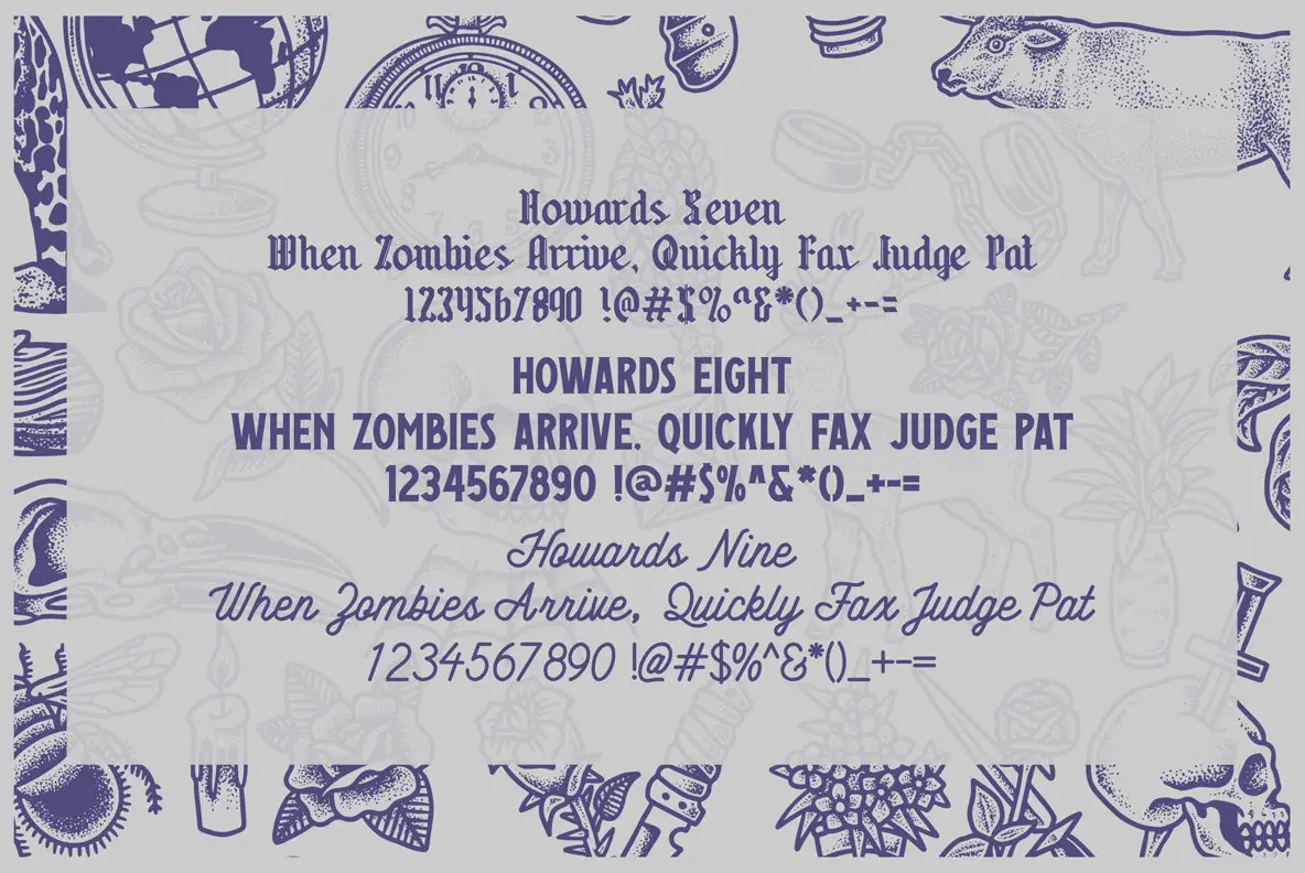 Howards Font Family Font - FontPath