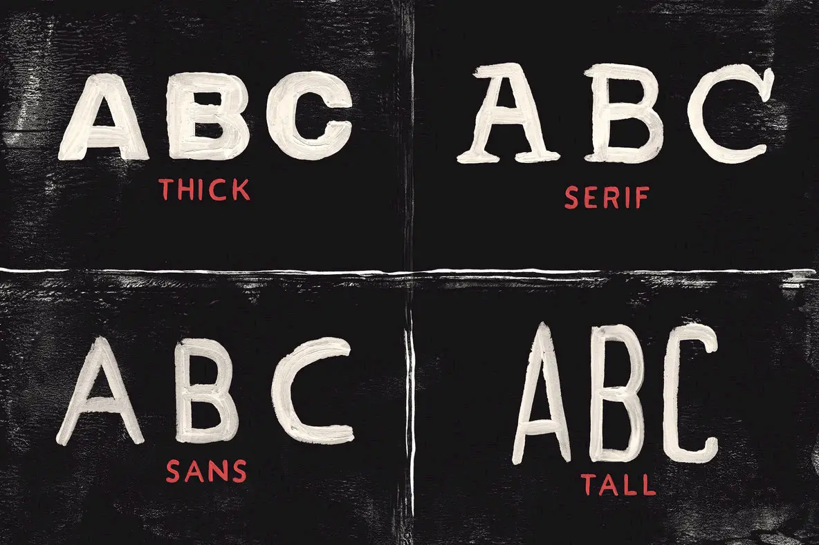 Acrylic Hand SVG Font Font - FontPath