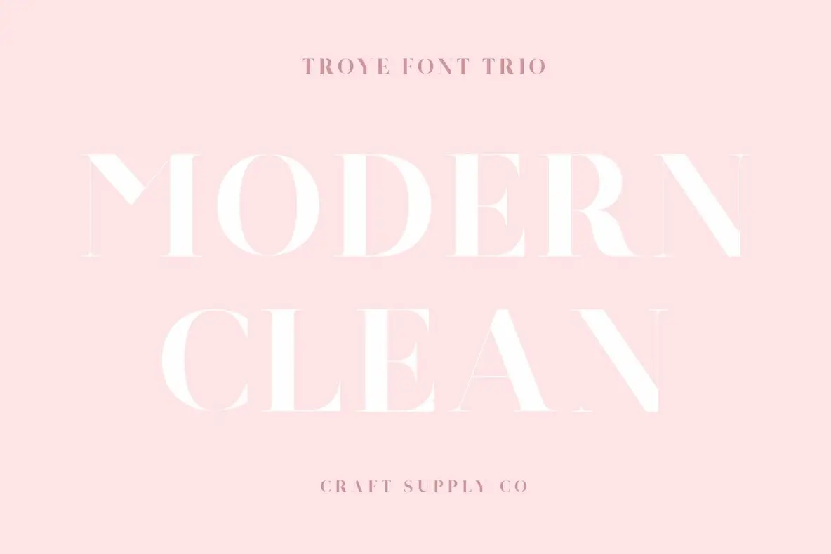 Troye Font Trio Font - FontPath