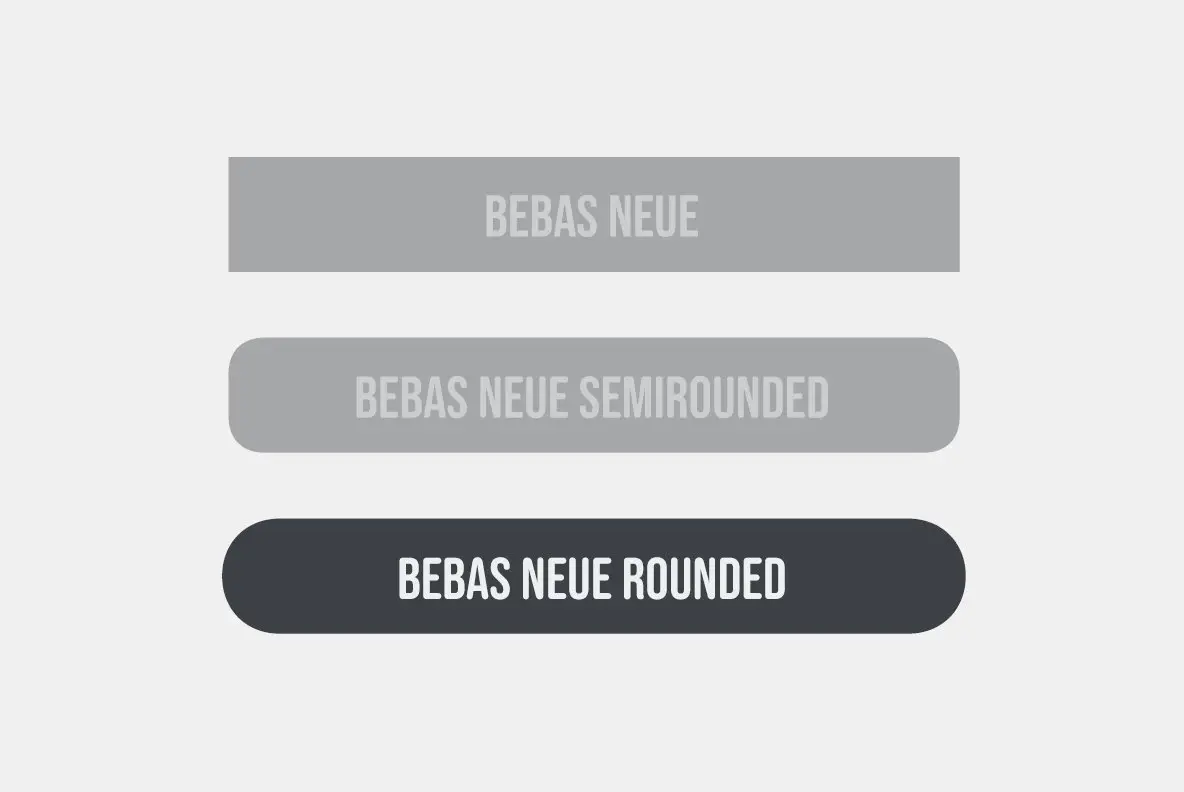 Bebas Neue Rounded Font - FontPath