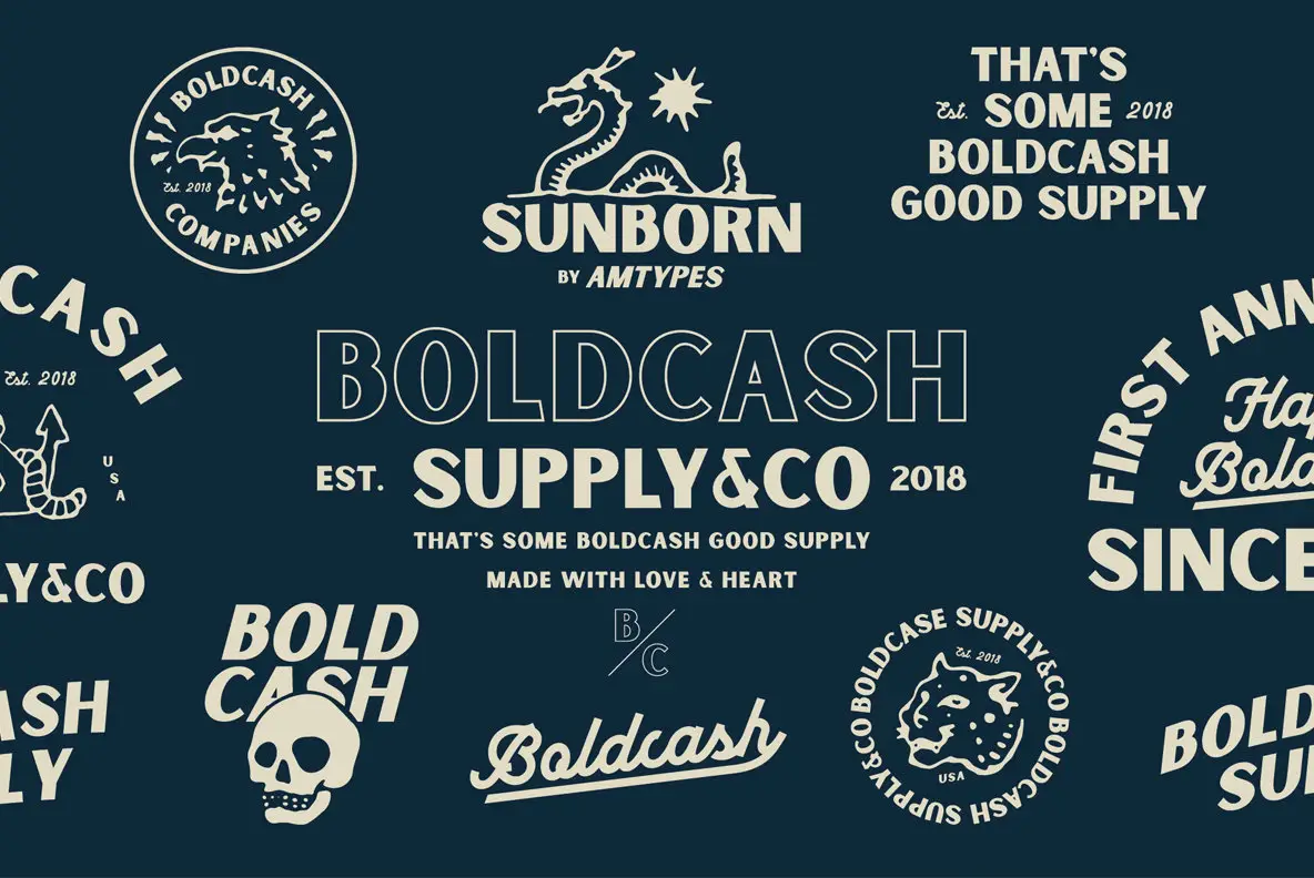 Sunborn Font - FontPath