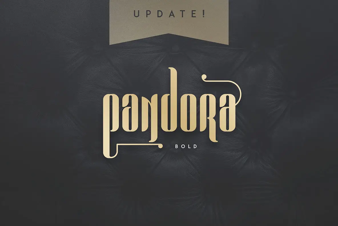 Pandora Display Font Font - FontPath