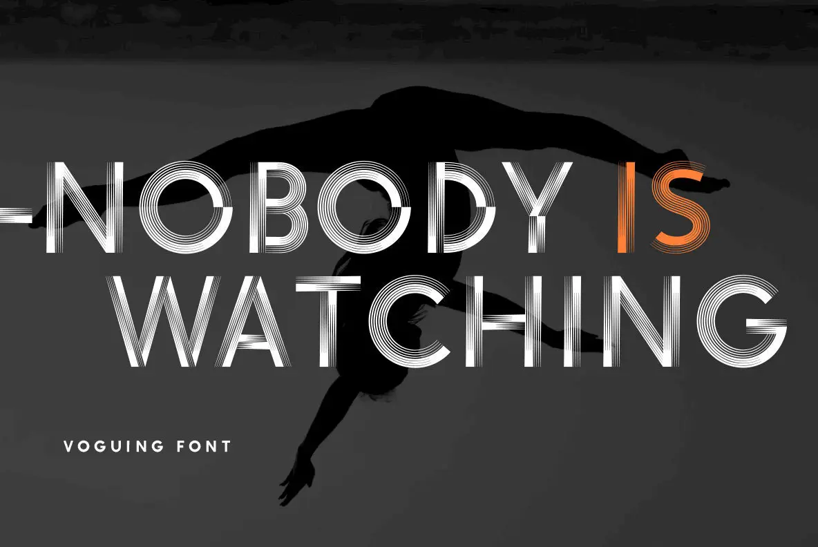 Voguing Font - YouWorkForThem