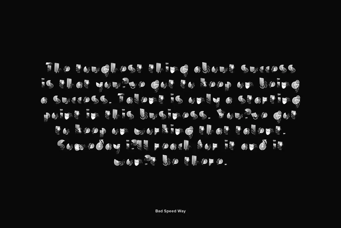 Bad Speed Way Font - FontPath