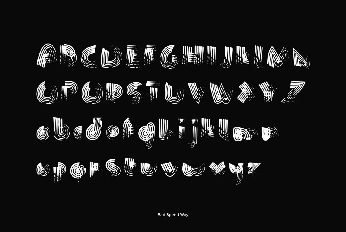 Bad Speed Way Font - FontPath