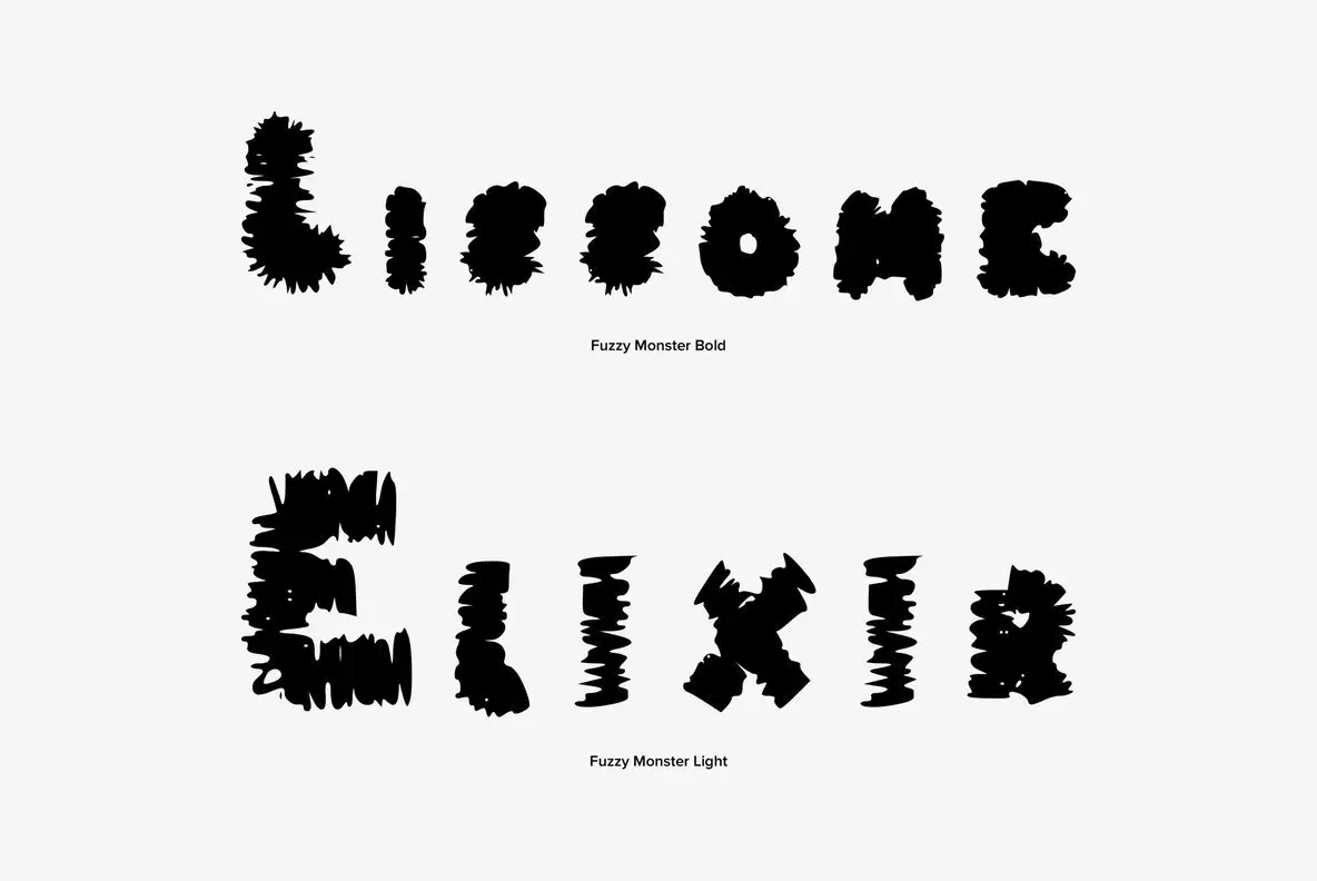 Fuzzy Monster Font - FontPath