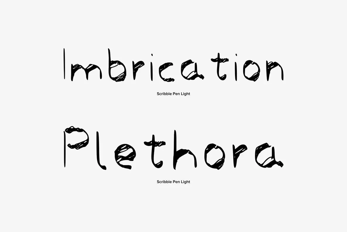 Scribble Pen Font - FontPath