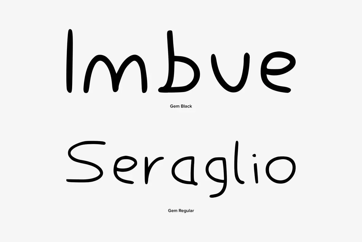 Gem Font - YouWorkForThem