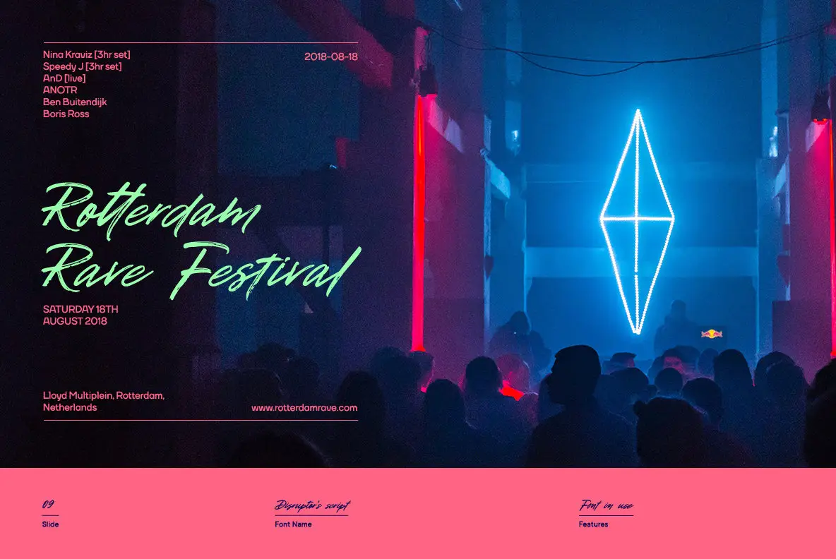 Disruptors Script Font - YouWorkForThem