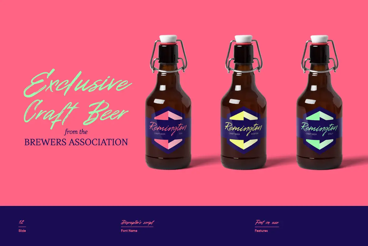 Disruptors Script Font - YouWorkForThem