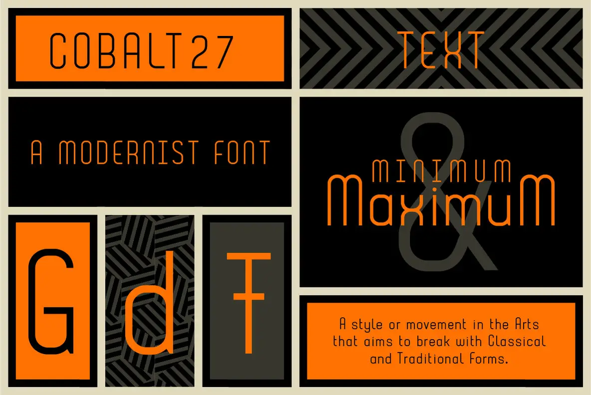 Cobalt 27 Font - YouWorkForThem