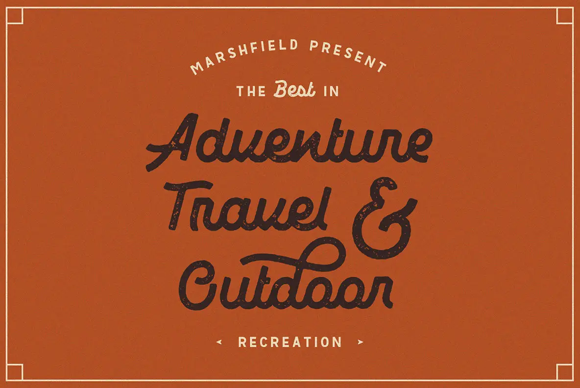 Marshfield Font - YouWorkForThem