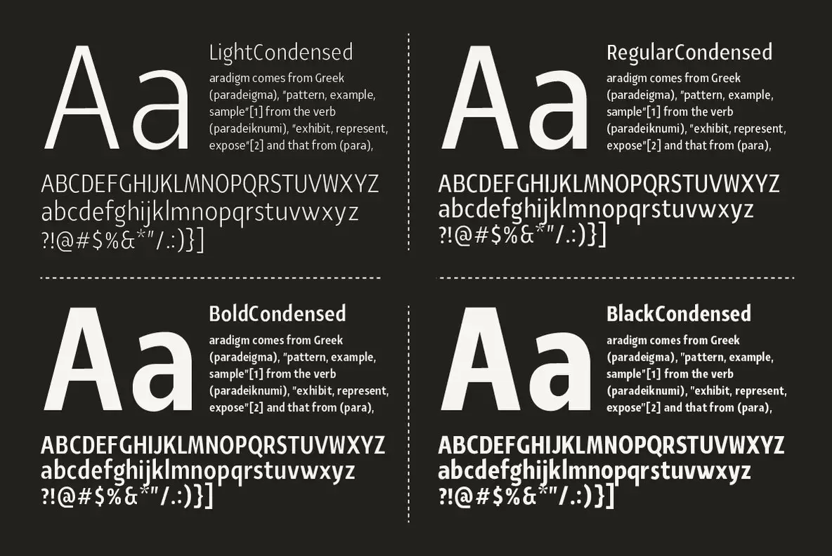 YE Paradigma Font - YouWorkForThem