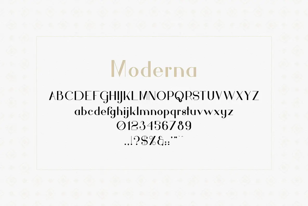 Hashtag Moderna Font Duo and Extras - YouWorkForThem