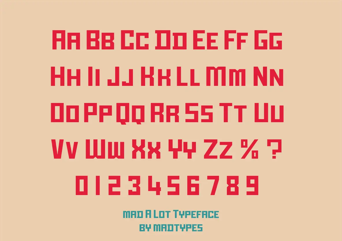 mad A Lot Font - YouWorkForThem