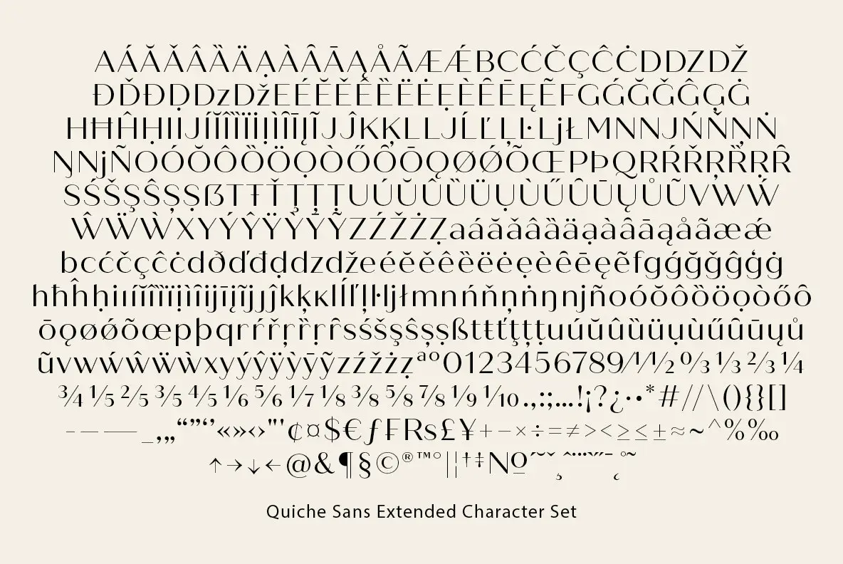 Quiche Sans Font - FontPath