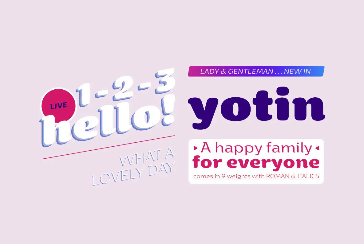 Yotin Font - YouWorkForThem